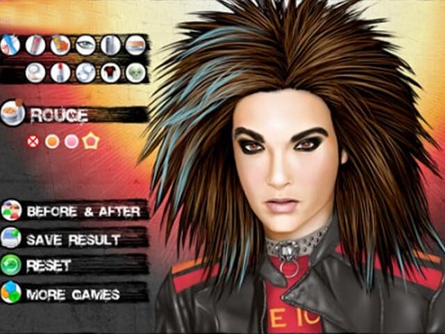 Tokio Hotel Makeover Online Game & Unblocked - Flash Games Player